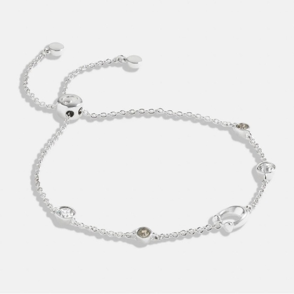 Coach | Jewelry | Coach Signature Crystal Slider Bracelet | Poshmark